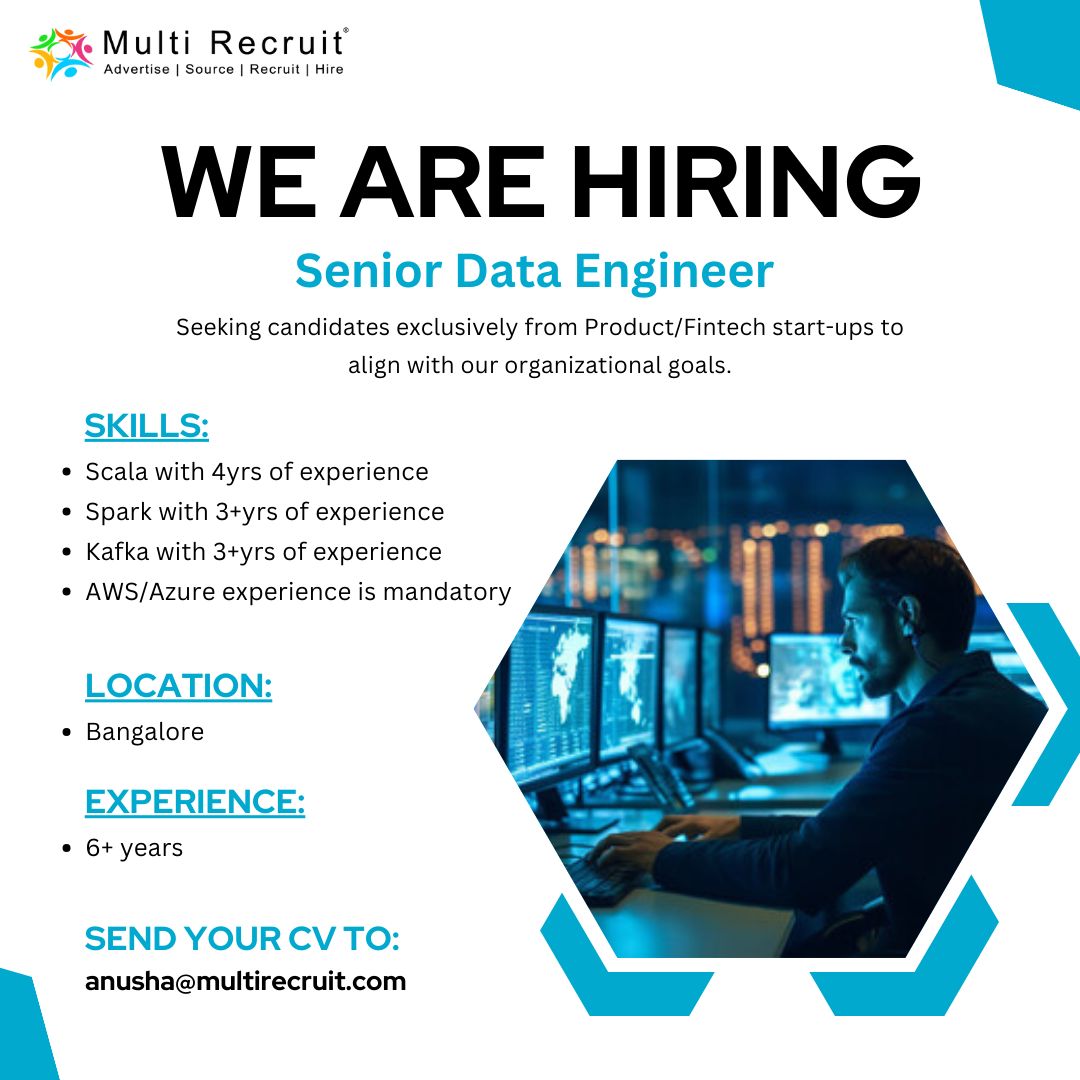 Multi Recruit on LinkedIn: #seniordataengineer #dataengineering # ... Multi Recruit on LinkedIn: #seniordataengineer #dataengineering # ...