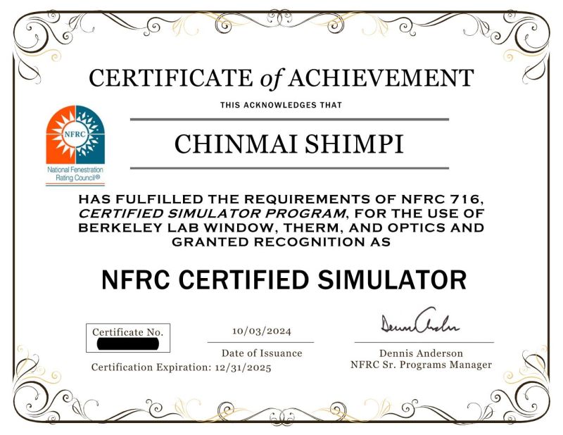 Chinmai Shimpi on LinkedIn: #sustainability #energyefficiency #nfrc # ... Chinmai Shimpi on LinkedIn: #sustainability #energyefficiency #nfrc # ...
