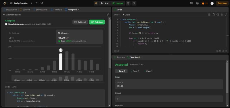 Day 66/100: LeetCode Challenge | Manoj Palanivelrajan posted on the ... Day 66/100: LeetCode Challenge | Manoj Palanivelrajan posted on the ...