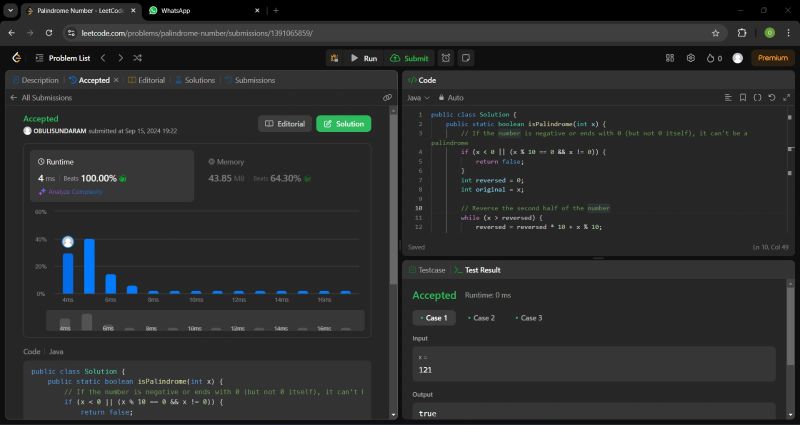 OBULISUNDARAM O on LinkedIn: #day2 #leetcode #codingjourney #java # ... OBULISUNDARAM O on LinkedIn: #day2 #leetcode #codingjourney #java # ...