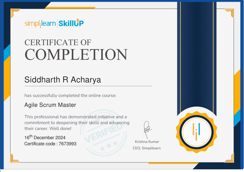 #agile #scrum | Siddharth R Acharya #agile #scrum | Siddharth R Acharya