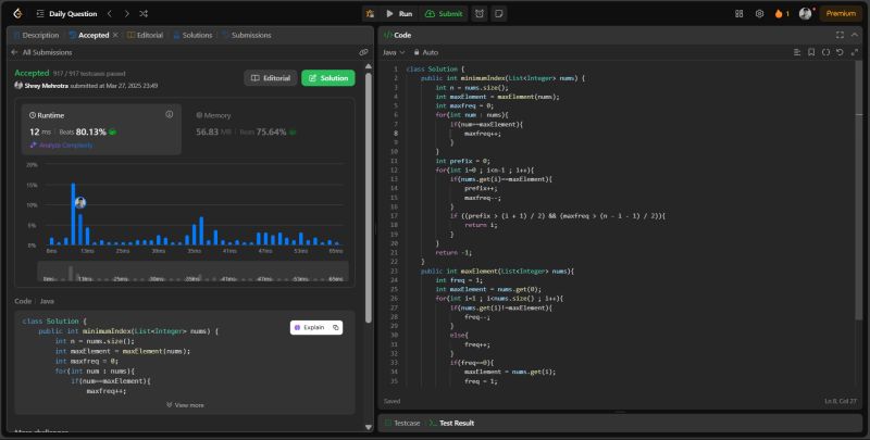 #100daysofcode #codingchallenge #leetcode #java #problemsolving # ... #100daysofcode #codingchallenge #leetcode #java #problemsolving # ...