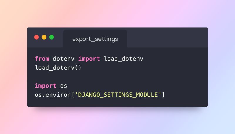 How to set the DJANGO_SETTINGS_MODULE environment variable | Jairaj ... How to set the DJANGO_SETTINGS_MODULE environment variable | Jairaj ...