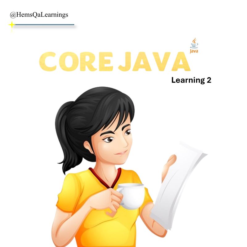 HemsQaLearnings on LinkedIn: #java #corejava #softwaretesting # ... HemsQaLearnings on LinkedIn: #java #corejava #softwaretesting # ...