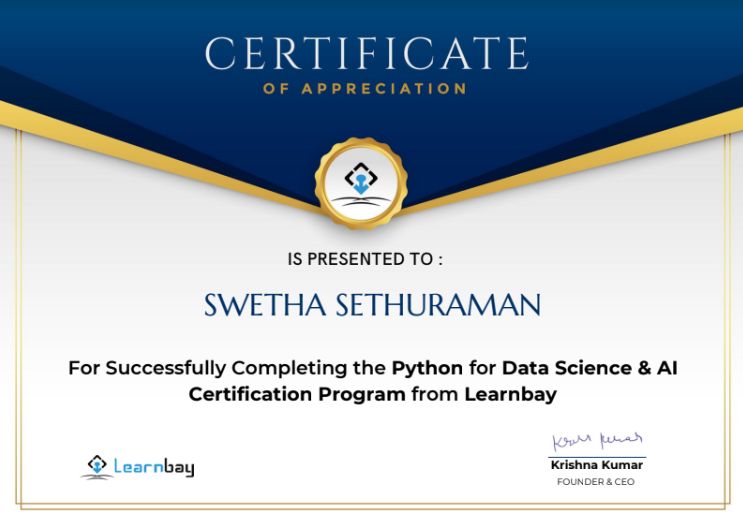 Swetha Sethuraman on LinkedIn: #python #dataanalysis #pandas #numpy # ... Swetha Sethuraman on LinkedIn: #python #dataanalysis #pandas #numpy # ...