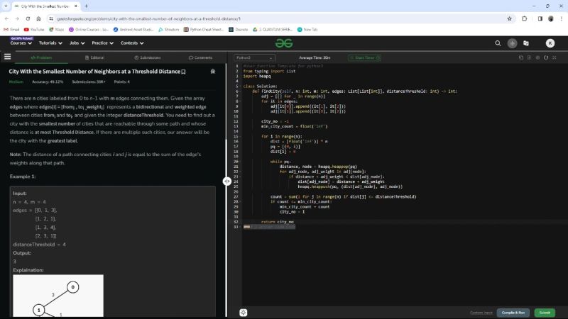 Day 34 of 100 Days of DSA Challenge with GeeksforGeeks | Kshitij Sharma ... Day 34 of 100 Days of DSA Challenge with GeeksforGeeks | Kshitij Sharma ...