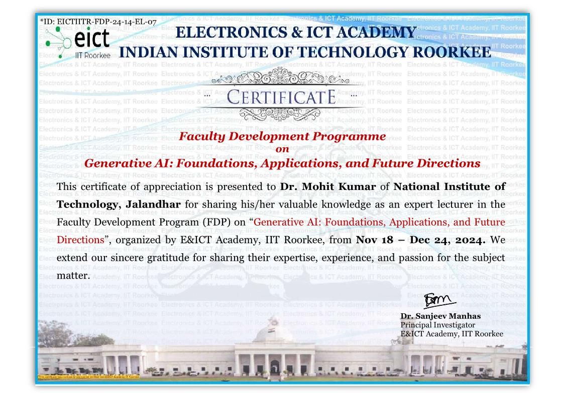Dr. Mohit Saini posted on LinkedIn Dr. Mohit Saini posted on LinkedIn