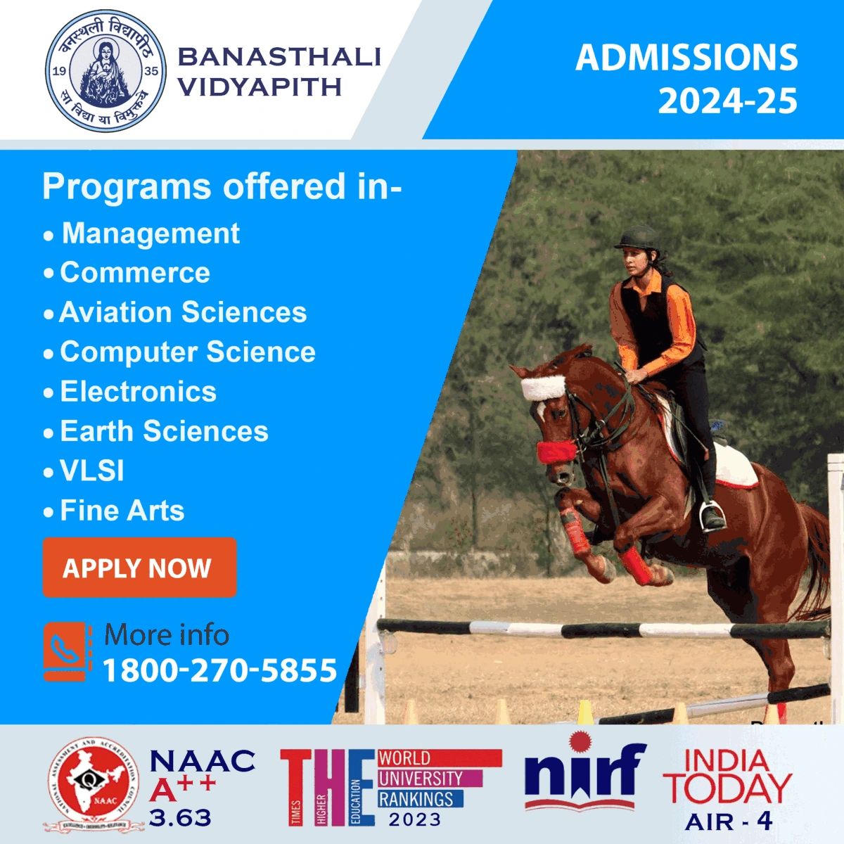 Arindam Kuila on LinkedIn: Admissions open for 2024-25 Banasthali ... Arindam Kuila on LinkedIn: Admissions open for 2024-25 Banasthali ...