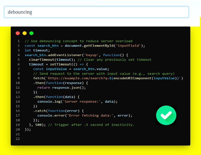 How Debouncing Boosts Performance and UX | Rahul Kumar Rajput posted on ... How Debouncing Boosts Performance and UX | Rahul Kumar Rajput posted on ...