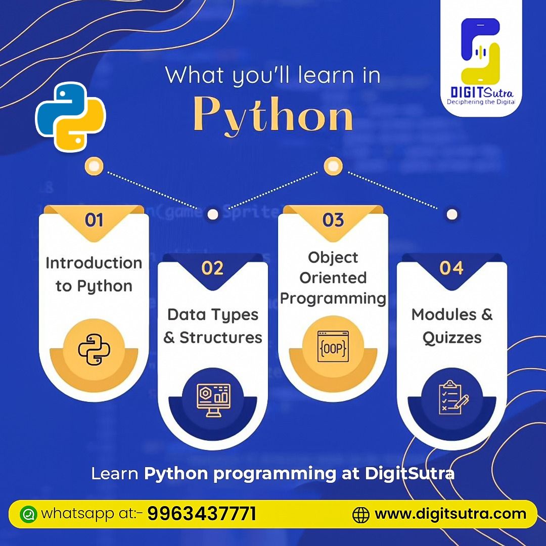 Learn Python with DIGITSutra | DigitSutra Technologies posted on the ... Learn Python with DIGITSutra | DigitSutra Technologies posted on the ...