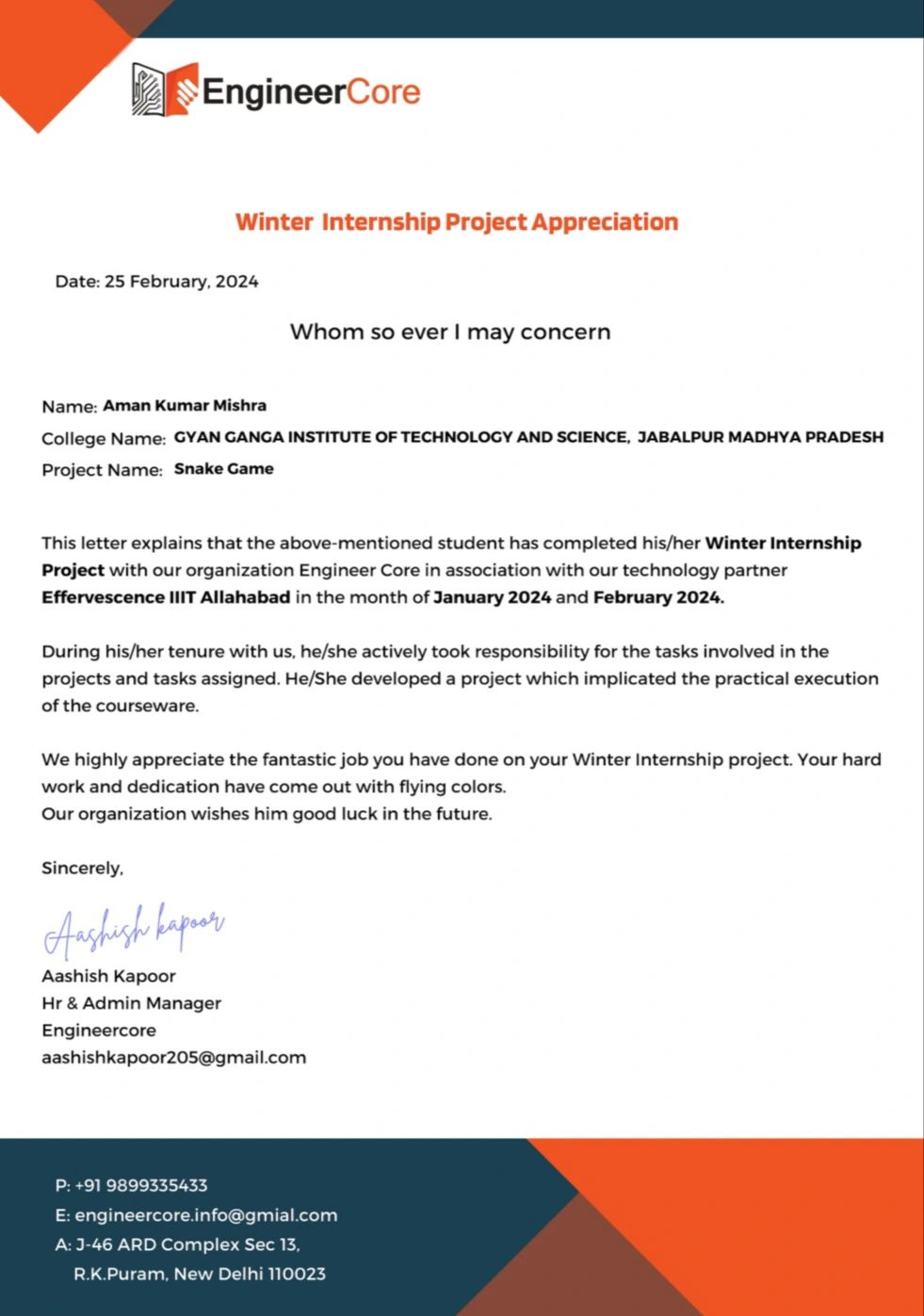 Aman Kumar Mishra on LinkedIn: #internship #python_programming #iiit ... Aman Kumar Mishra on LinkedIn: #internship #python_programming #iiit ...