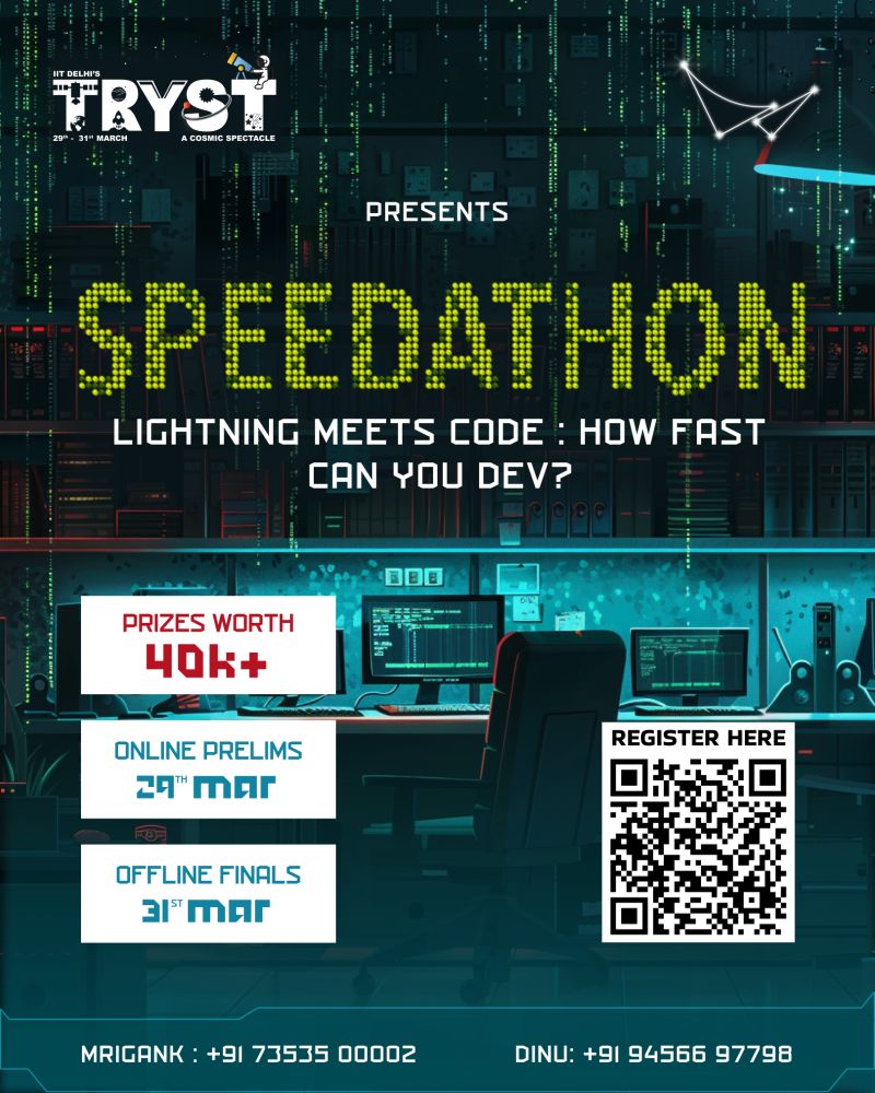 TRYST, IIT Delhi on LinkedIn: #coding #tryst #tryst #innovation # ... TRYST, IIT Delhi on LinkedIn: #coding #tryst #tryst #innovation # ...