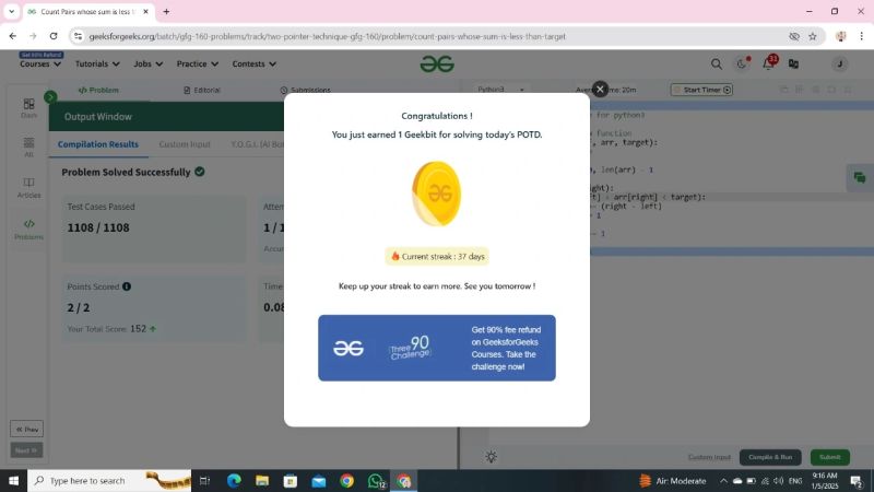 Jagana Deepak Kumar on LinkedIn: #gfgchallenge #codingchallenge # ... Jagana Deepak Kumar on LinkedIn: #gfgchallenge #codingchallenge # ...