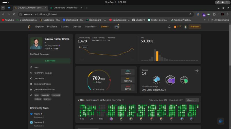 Gourav Kumar Dhiman on LinkedIn: #leetcode #softwaredevelopment # ... Gourav Kumar Dhiman on LinkedIn: #leetcode #softwaredevelopment # ...