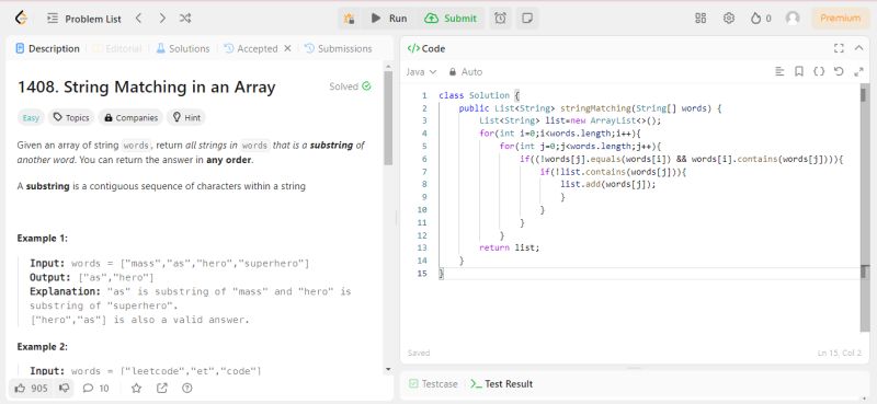 DHARSHANA S on LinkedIn: #100daysofleetcode #java #codingchallenge # ... DHARSHANA S on LinkedIn: #100daysofleetcode #java #codingchallenge # ...