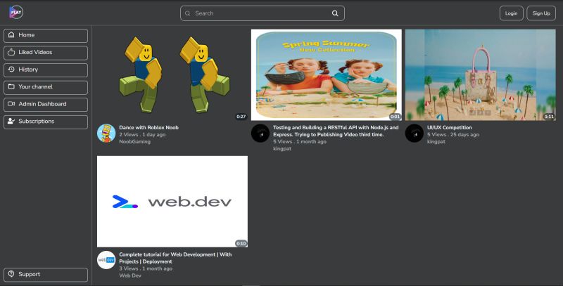 #mernstack #reactjs #nodejs #fullstackdevelopment #videoplatform ... #mernstack #reactjs #nodejs #fullstackdevelopment #videoplatform ...
