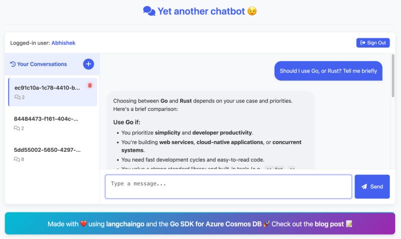 Implementing Chat History for AI Applications! This blog by Abhishek ... Implementing Chat History for AI Applications! This blog by Abhishek ...