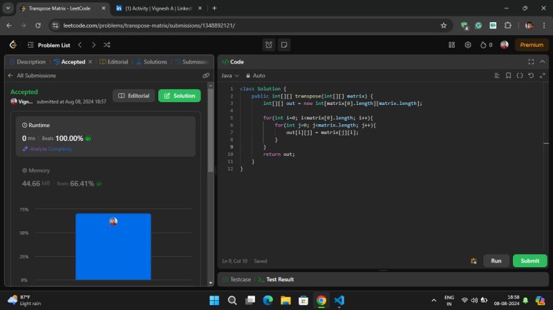 Vignesh A on LinkedIn: #java #leetcode #coding #problemsolving # ... Vignesh A on LinkedIn: #java #leetcode #coding #problemsolving # ...
