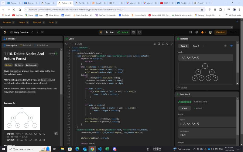 Akshat Gandhi on LinkedIn: 🚀 Solving the 'Delete Nodes And Return ... Akshat Gandhi on LinkedIn: 🚀 Solving the 'Delete Nodes And Return ...
