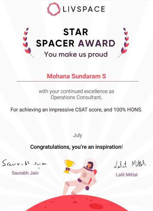 Mohana Sundaram S on LinkedIn: Recognition & Appreciation being the ... Mohana Sundaram S on LinkedIn: Recognition & Appreciation being the ...