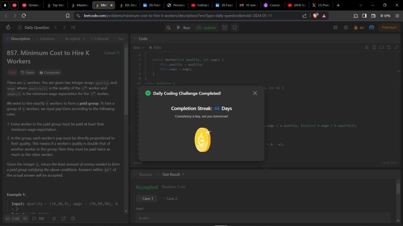 #43days #leetcode #60daychallenge #java #problemsolving… | Prateek Mishra #43days #leetcode #60daychallenge #java #problemsolving… | Prateek Mishra