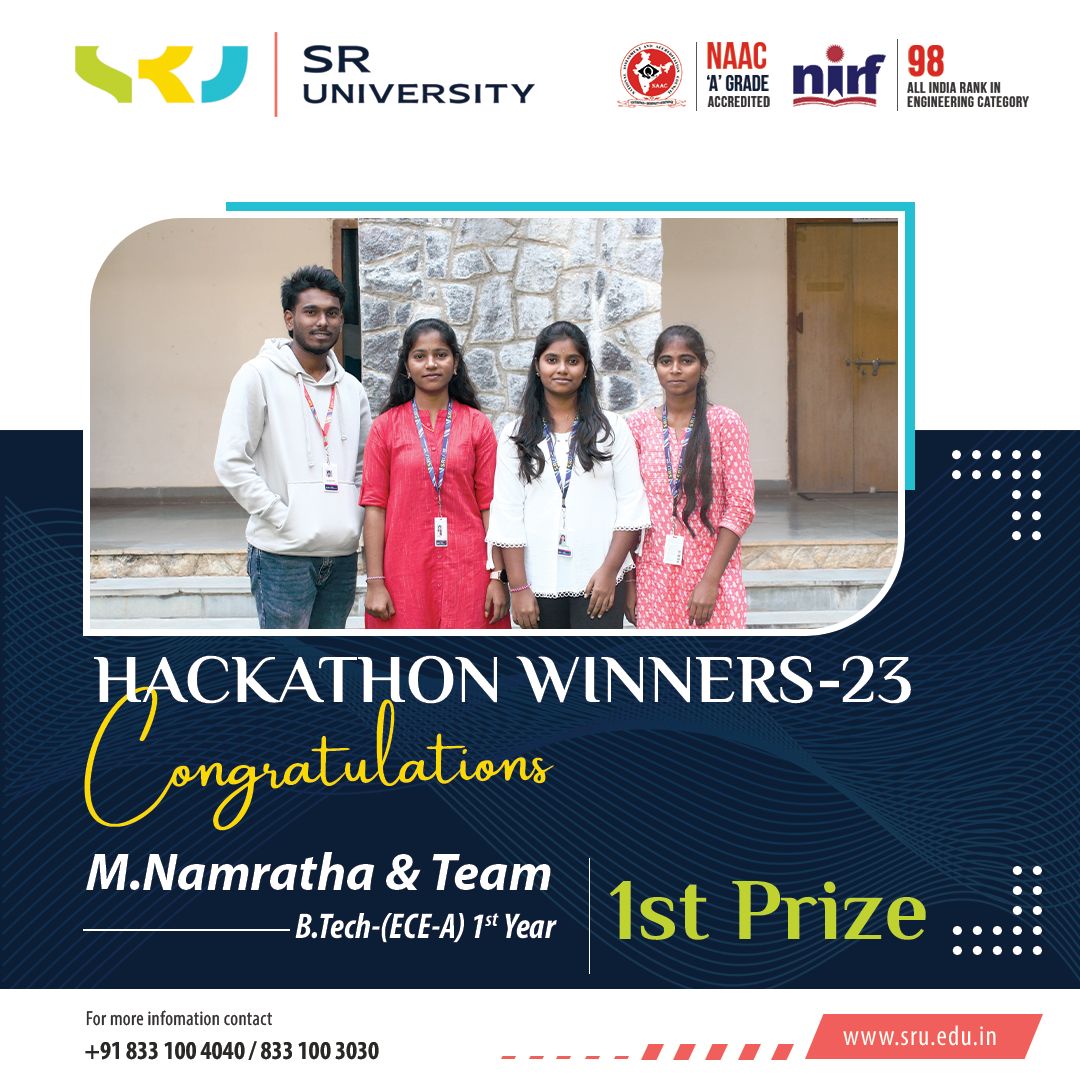 SR University International on LinkedIn: #hackathon #sru #sruniversity ... SR University International on LinkedIn: #hackathon #sru #sruniversity ...