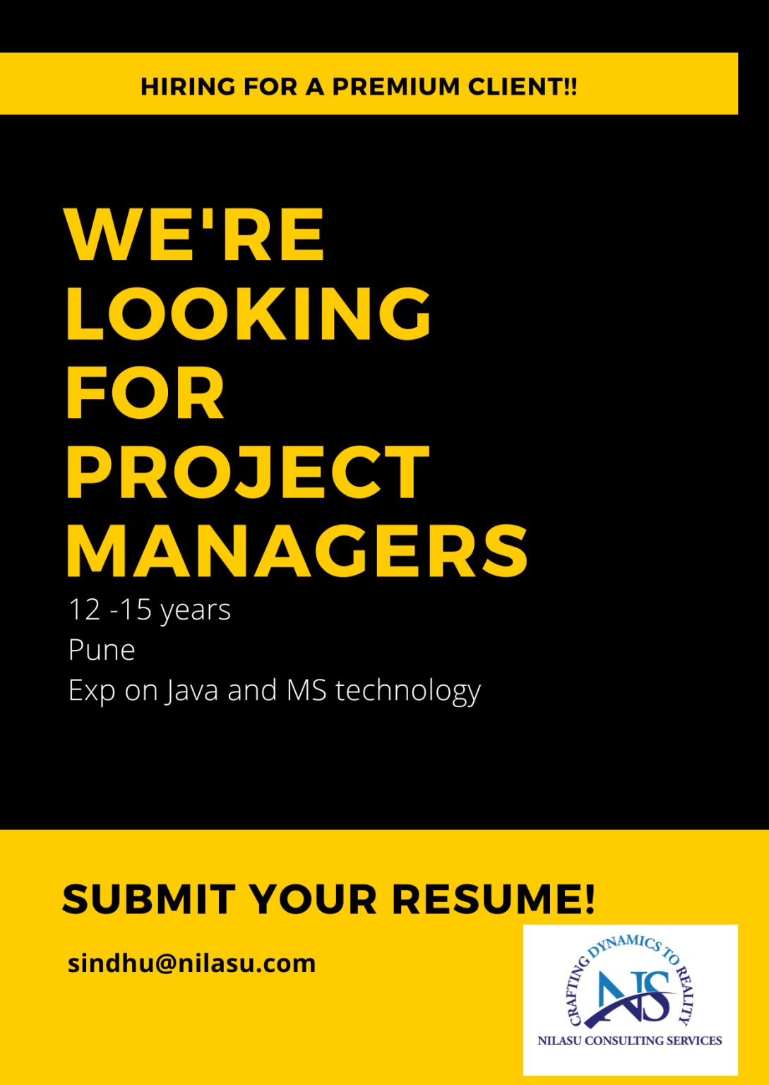 Sindhu Jackson on LinkedIn: #projectmanager #projectmanagement #java # ... Sindhu Jackson on LinkedIn: #projectmanager #projectmanagement #java # ...