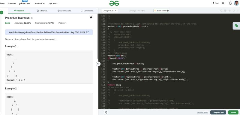sonu kumar on LinkedIn: #100daysofcoding #preordertraversal # ... sonu kumar on LinkedIn: #100daysofcoding #preordertraversal # ...
