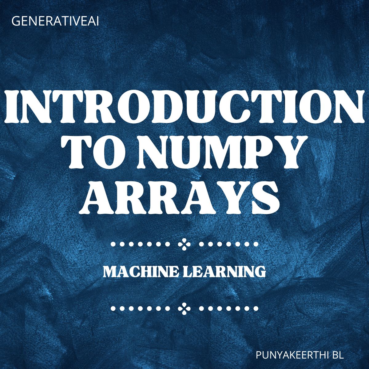NumPy: A game-changer for Python | Punyakeerthi BL posted on the topic ... NumPy: A game-changer for Python | Punyakeerthi BL posted on the topic ...