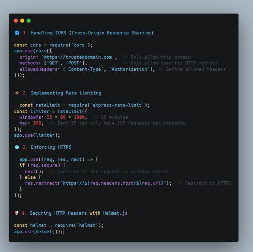 Kartik Kaushik on LinkedIn: #nodejs #websecurity #cors #ratelimiting # ... Kartik Kaushik on LinkedIn: #nodejs #websecurity #cors #ratelimiting # ...