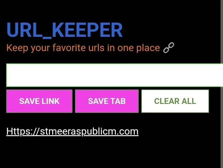 Url keeper using html css js Hi there! I have just come across this ... Url keeper using html css js Hi there! I have just come across this ...