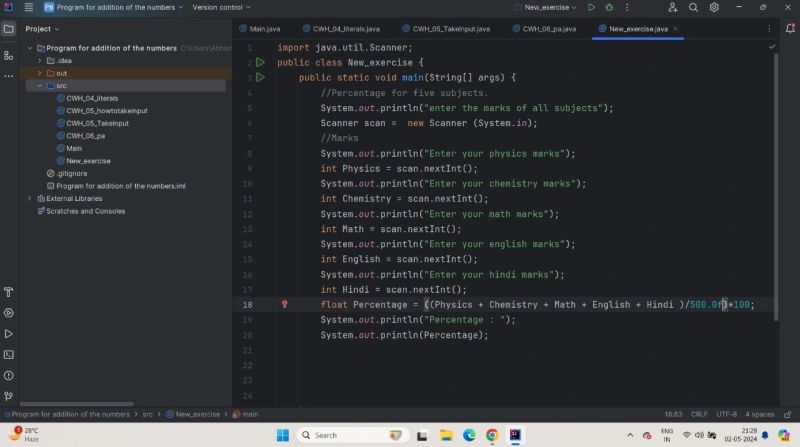Abhishek Mishra DSA Enthusiast on LinkedIn: #day5 #javacode # ... Abhishek Mishra DSA Enthusiast on LinkedIn: #day5 #javacode # ...