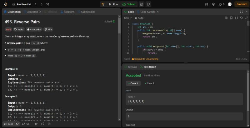 Angad Sudan on LinkedIn: #codingchallenge #leetcode #reversepairs # ... Angad Sudan on LinkedIn: #codingchallenge #leetcode #reversepairs # ...