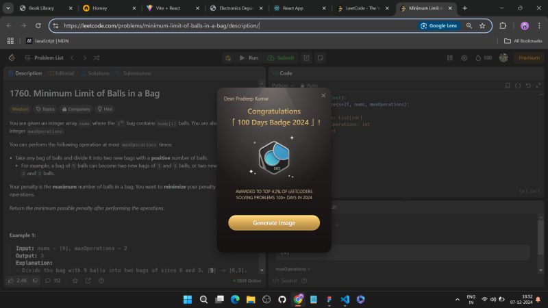PRADEEP KUMAR SHARMA on LinkedIn: #100daysofcode #leetcode #dsa #python ... PRADEEP KUMAR SHARMA on LinkedIn: #100daysofcode #leetcode #dsa #python ...