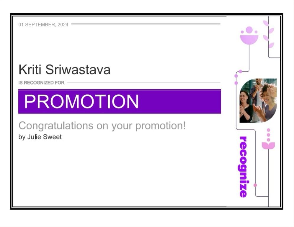 Kriti Sriwastava on LinkedIn: Kriti Sriwastava on LinkedIn: