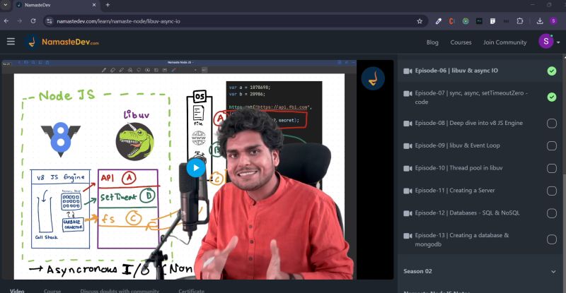Sachin Sharma on LinkedIn: Episode-6 : Libuv & async IO ๐ Key Learning ... Sachin Sharma on LinkedIn: Episode-6 : Libuv & async IO ๐ Key Learning ...
