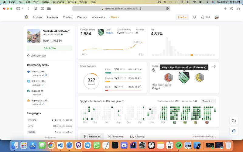 Venkata Akhil Dasari on LinkedIn: #leetcode2023 #codingskills # ... Venkata Akhil Dasari on LinkedIn: #leetcode2023 #codingskills # ...