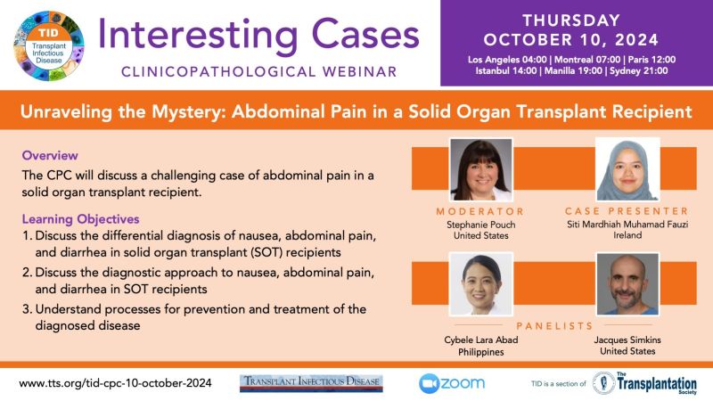 The Transplantation Society (TTS) on LinkedIn: 🚨Webinar tomorrow ️ ... The Transplantation Society (TTS) on LinkedIn: 🚨Webinar tomorrow ️ ...