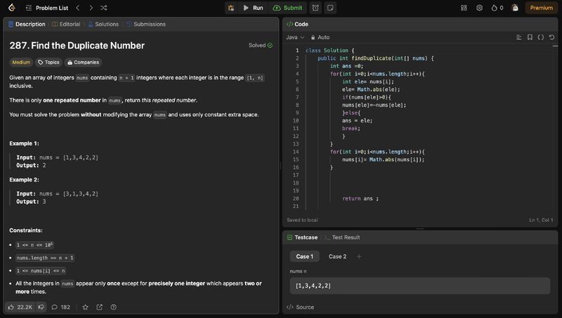 Day 40 of #100DaysOfCode Challenge: Find the Duplicate Number | Rajan ... Day 40 of #100DaysOfCode Challenge: Find the Duplicate Number | Rajan ...