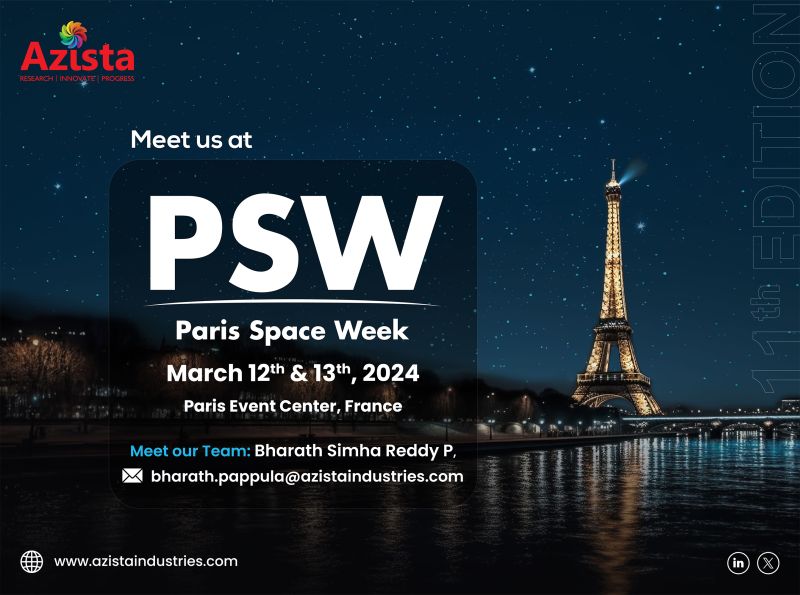 Azista BST Aerospace on LinkedIn: #azista #azista #parisspaceweek # ... Azista BST Aerospace on LinkedIn: #azista #azista #parisspaceweek # ...