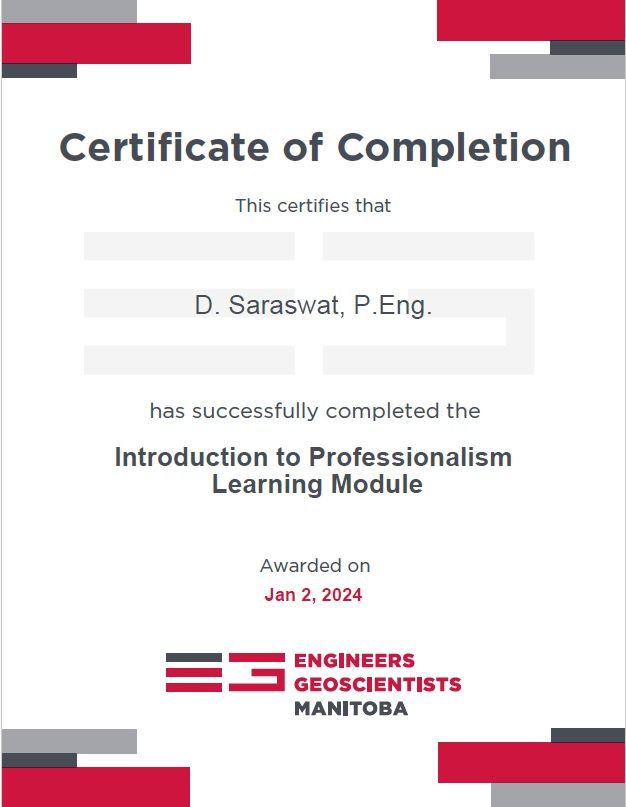 Dushyant Saraswat, P.Eng., PMP posted on LinkedIn Dushyant Saraswat, P.Eng., PMP posted on LinkedIn