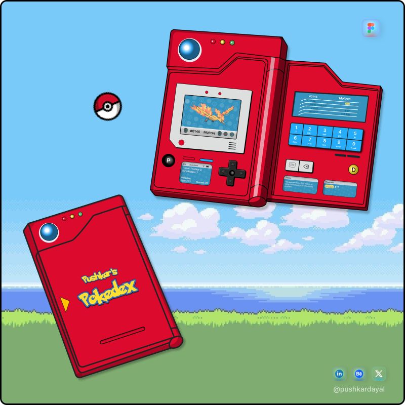 Pushkar Dayal on LinkedIn: #pokémon #pokedex #ui #ux #figma #2dart Pushkar Dayal on LinkedIn: #pokémon #pokedex #ui #ux #figma #2dart