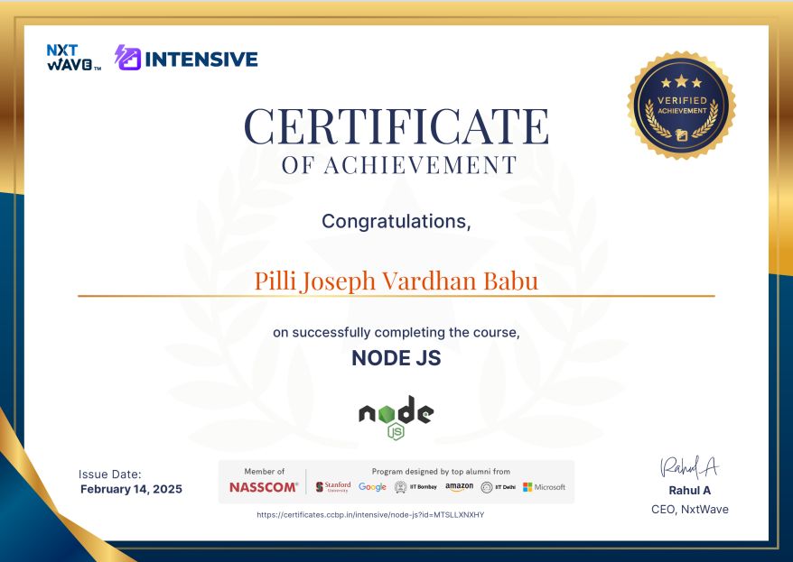 #nodejs #javascript #apiauthentication #restfulapi #nxtwave… | Joseph ... #nodejs #javascript #apiauthentication #restfulapi #nxtwave… | Joseph ...