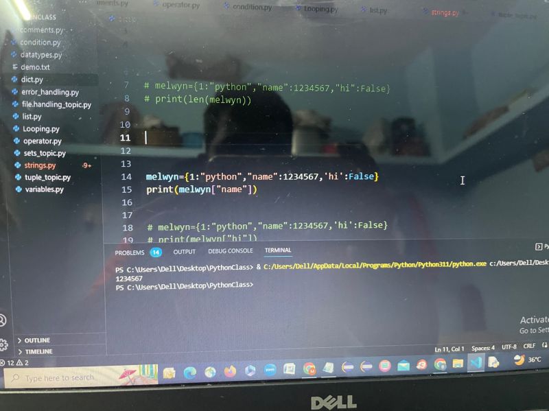 Melwyn Roland on LinkedIn: Task 16 Practice dict and tuple Task 17 ... Melwyn Roland on LinkedIn: Task 16 Practice dict and tuple Task 17 ...