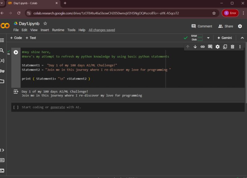 My 100 Days of Code challenge: Python and ML | Shine Rijie posted on ... My 100 Days of Code challenge: Python and ML | Shine Rijie posted on ...