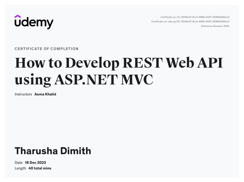 Tharusha Dilmith on LinkedIn: #dotnet #aspdotnet #mvc # ... Tharusha Dilmith on LinkedIn: #dotnet #aspdotnet #mvc # ...