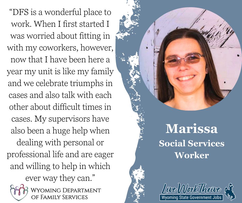 Wyoming State Government Jobs on LinkedIn: Meet Marissa, a shining ... Wyoming State Government Jobs on LinkedIn: Meet Marissa, a shining ...
