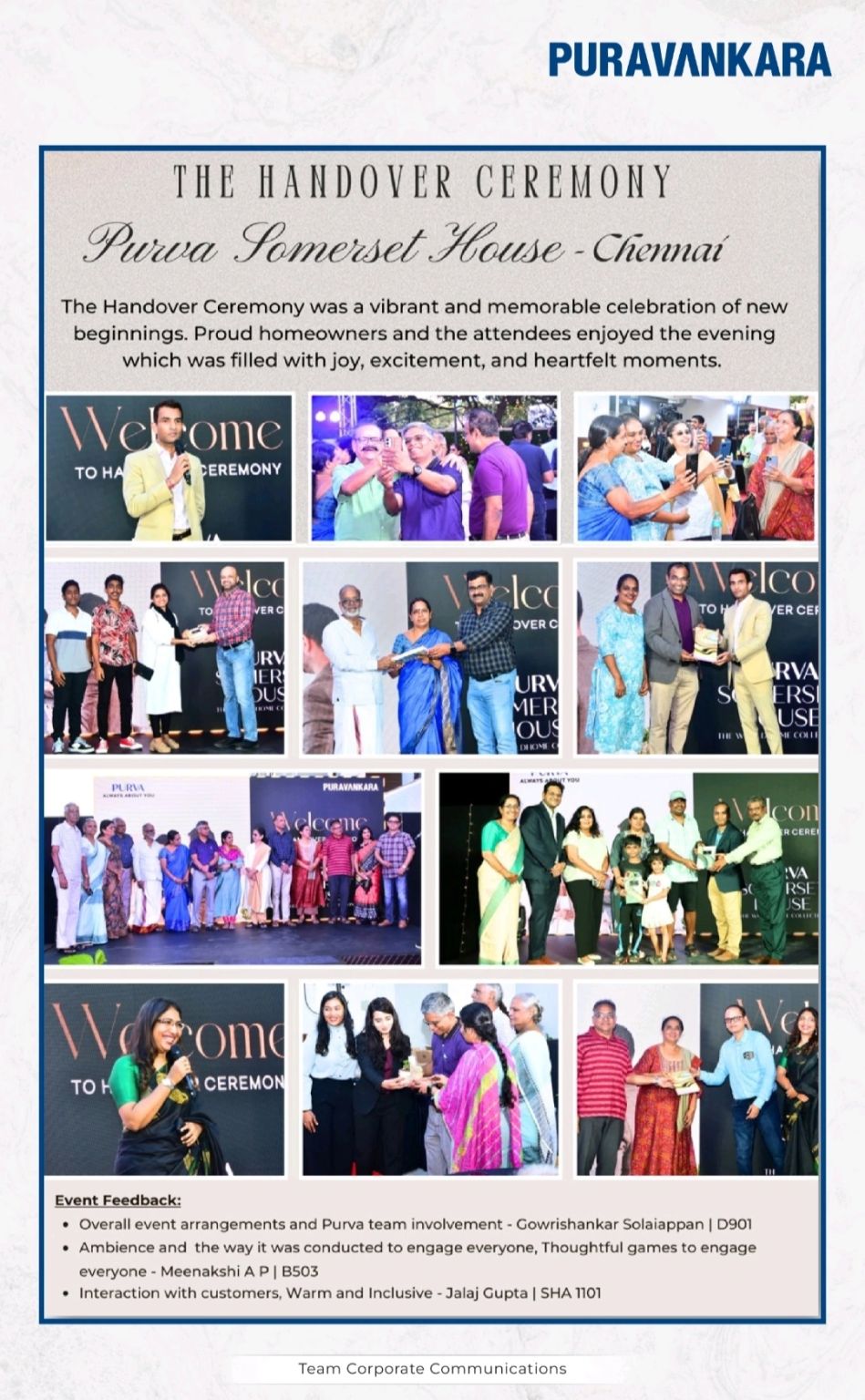 We are excited to share the highlights of the Handover Ceremony held at ... We are excited to share the highlights of the Handover Ceremony held at ...