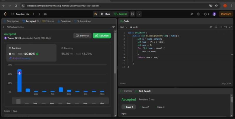 Tharun A on LinkedIn: #100daysofcode #leetcode #java #100daysofcode #snsct Tharun A on LinkedIn: #100daysofcode #leetcode #java #100daysofcode #snsct