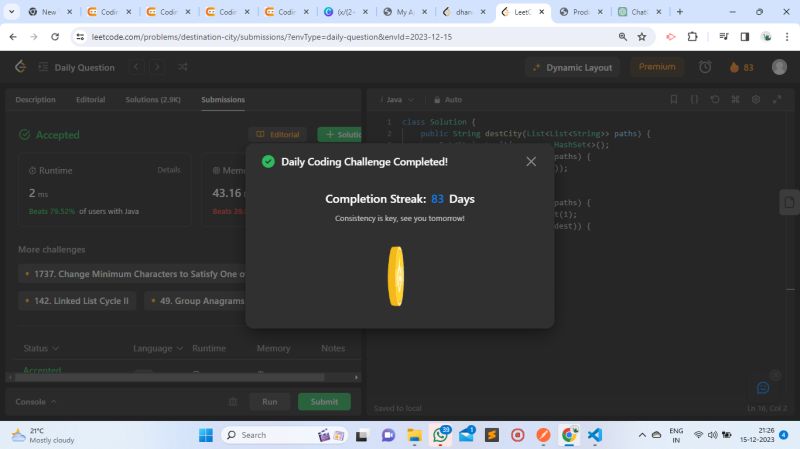 Dhanush Kaduluri on LinkedIn: #dailypractice #codingchallenge #leetcode ... Dhanush Kaduluri on LinkedIn: #dailypractice #codingchallenge #leetcode ...